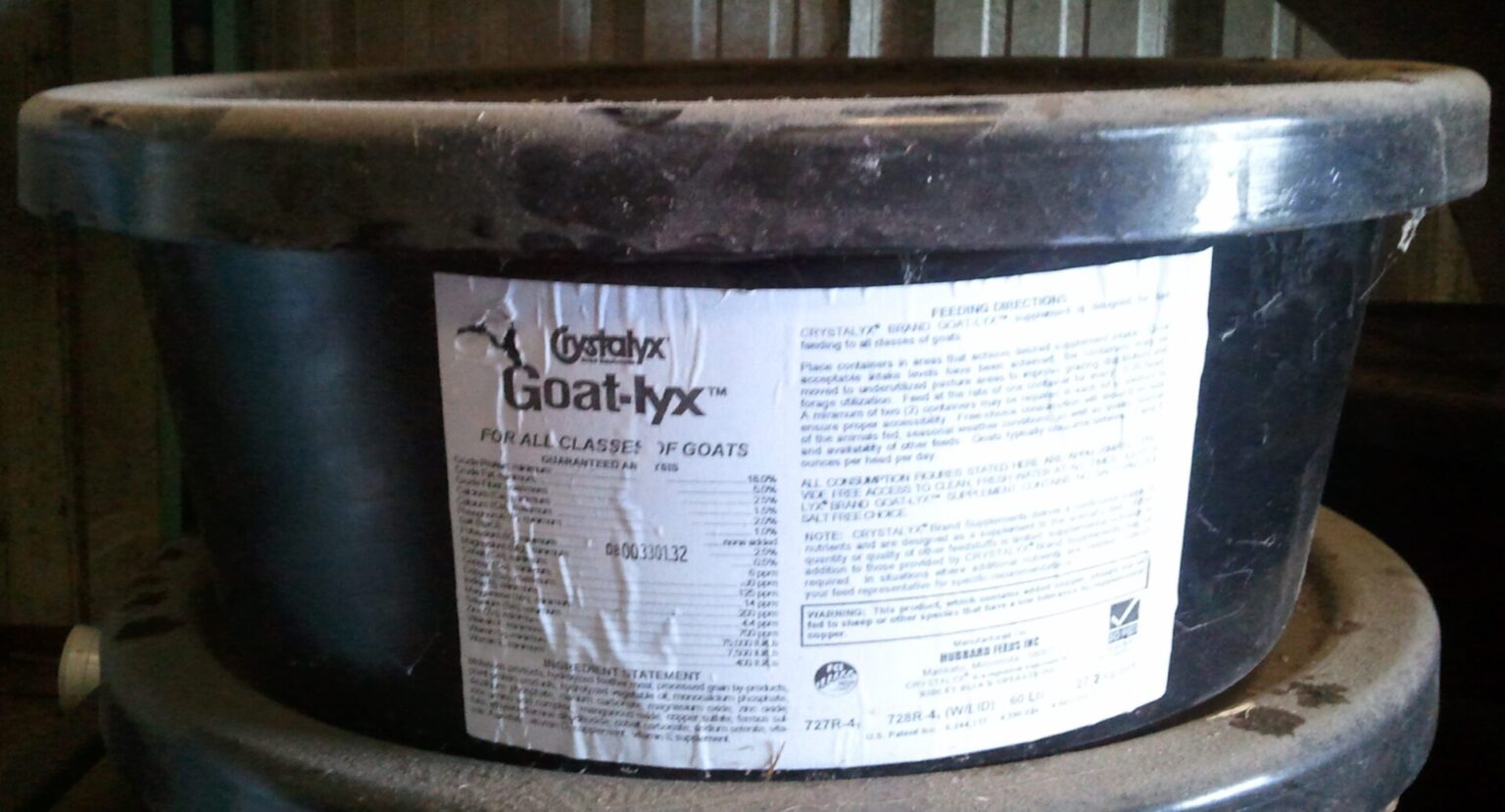 Crystalyx, Goat-lyx, Low Moisture Block, 60 lbs. - Augusta Cooperative ...